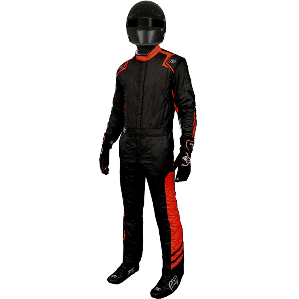 K1 RaceGear Aero Auto Racing Suit Black/Red