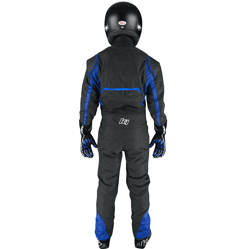K1 RaceGear Precision II Youth SFI-5 Race Suit Black/Blue