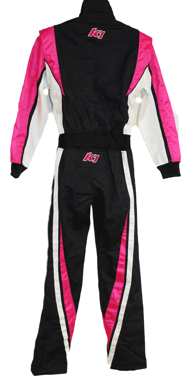 K1 RaceGear VORTEX Racing Suit In Pink/Black/White