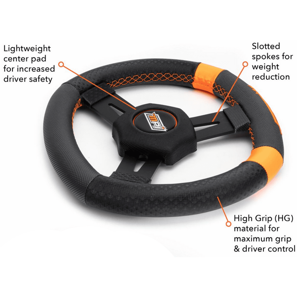 MPI Quarter Midget Steering Wheel Square