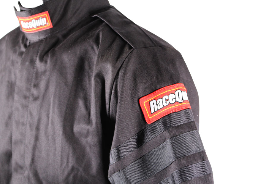 RaceQuip Kid's SFI-1 Racing Jacket Black