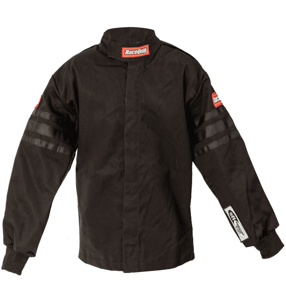 RaceQuip Kid's SFI-1 Racing Jacket Black