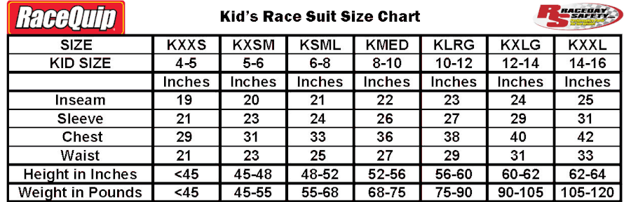 Pyrotect Race Suit Size Chart | atelier-yuwa.ciao.jp