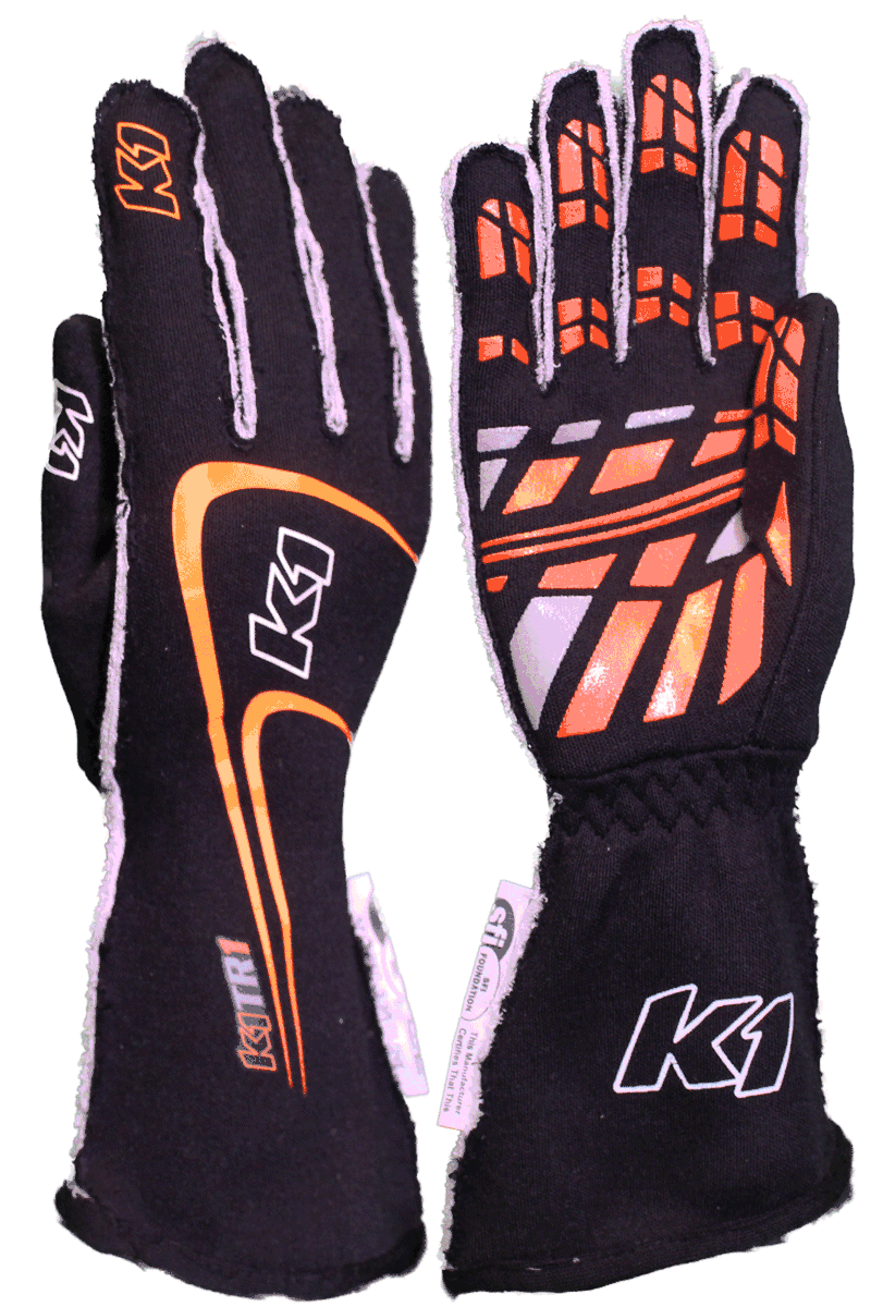 Racing Driver Gloves - Crow - K1 - RaceQuip - UltraShield