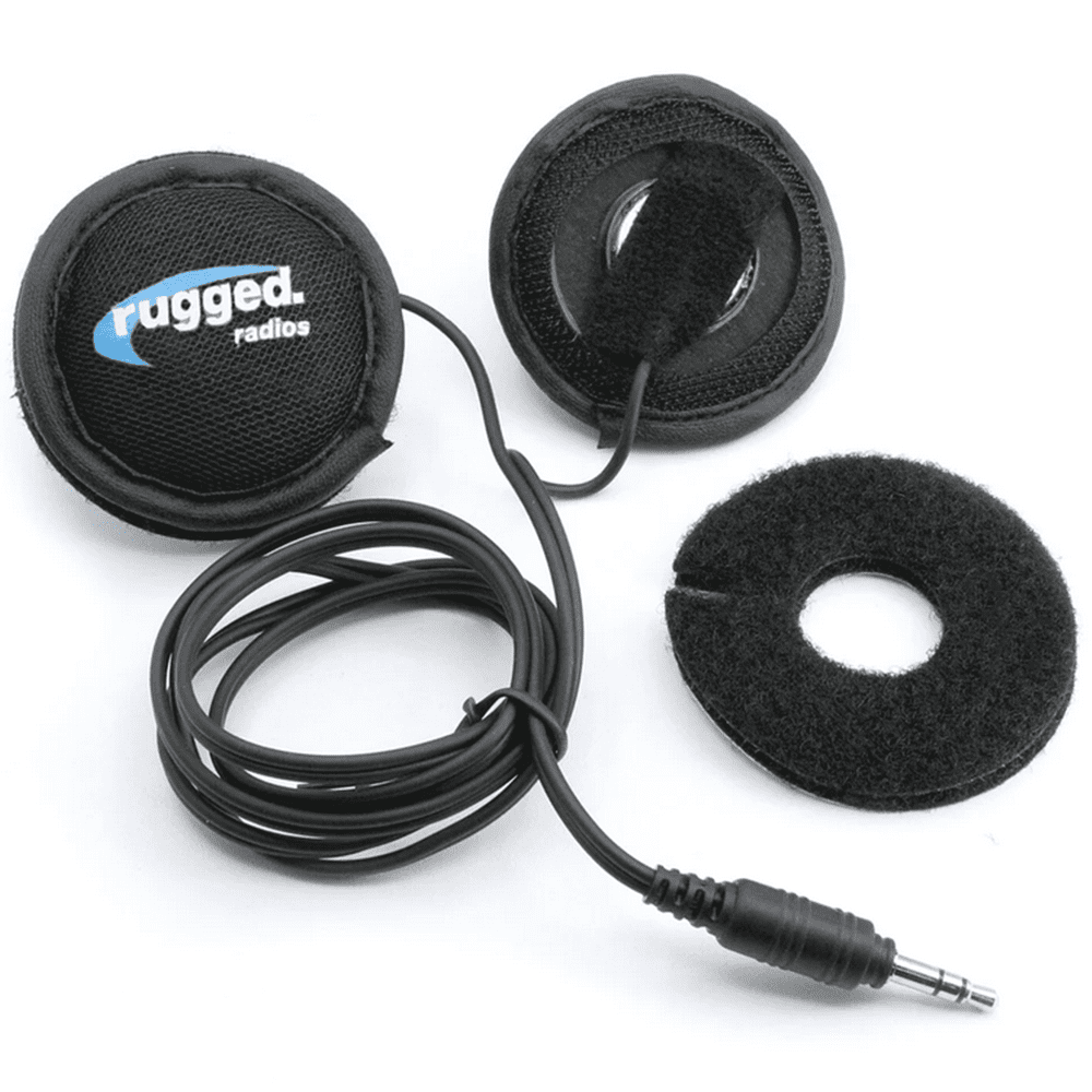 Rugged Radios Velcro Mount Helmet Speakers Stereo
