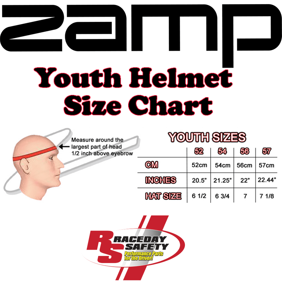 Zamp RZ-42Y Snell CMR2016 Youth Race Helmet Black/Green/Light Green