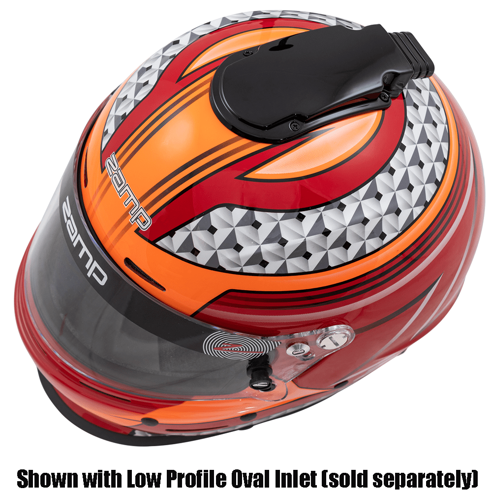 Zamp RZ-62 Racing Helmet Red/Orange---Snell SA2020