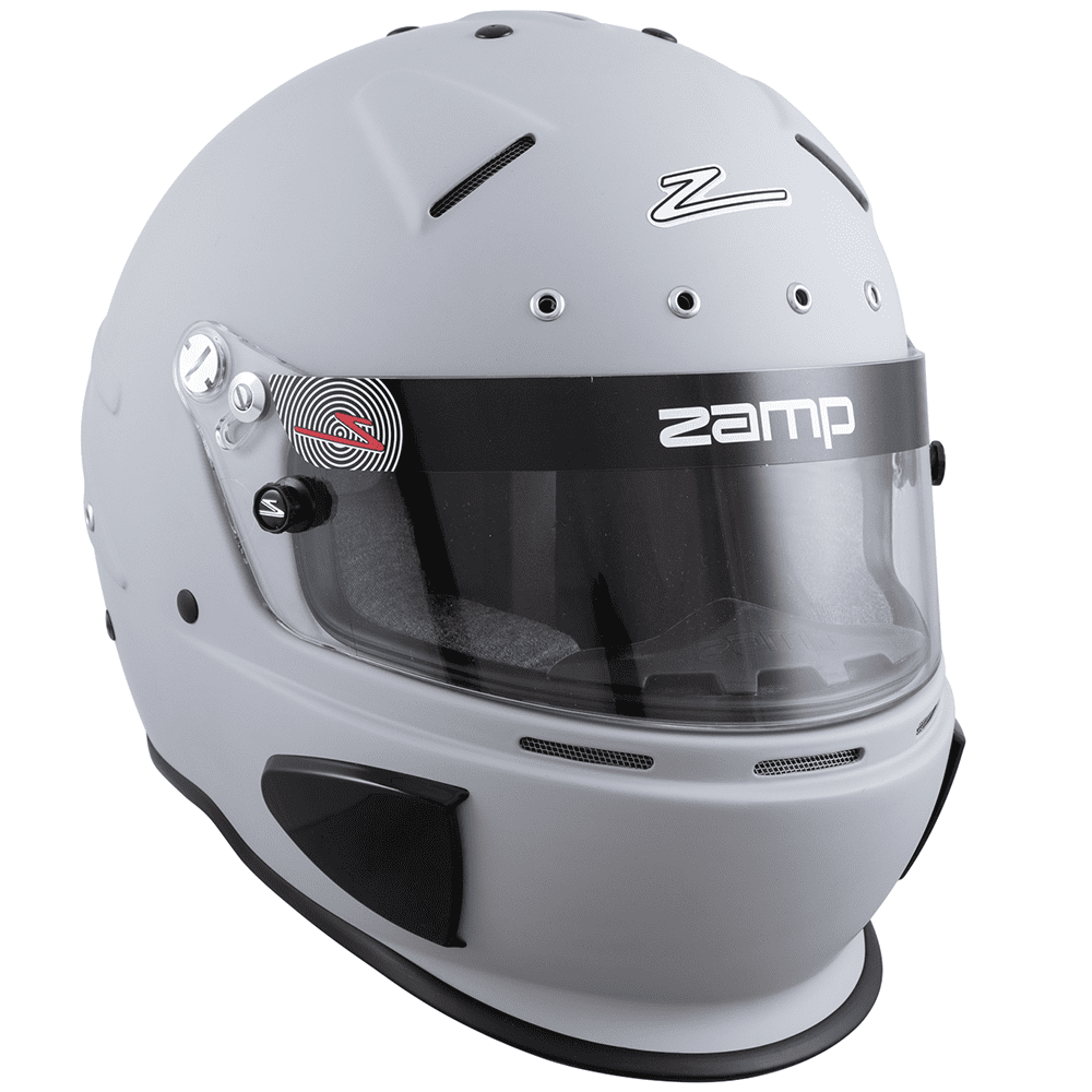 Zamp RZ-70E Switch Racing Helmet Matte Gray---Snell SA2020 and FIA 8859 ...