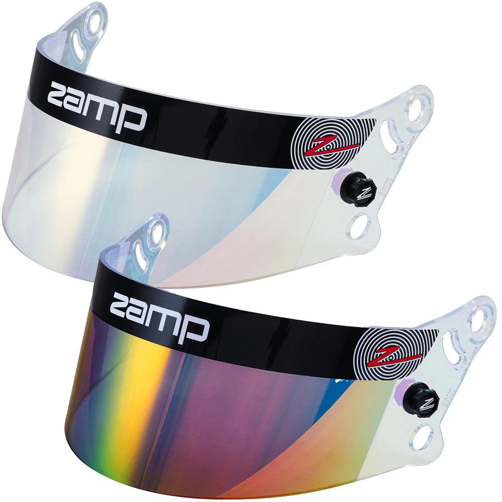 Zamp Z-20 Helmet Shield Photochromatic "Clear to Red Prism" "Red Prism ...
