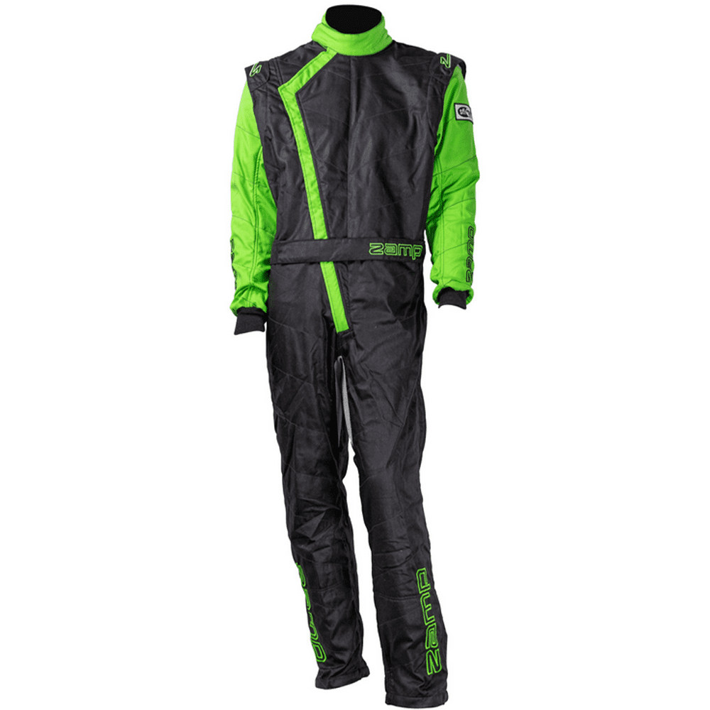 Zamp ZR-40 Youth Race Suit Orange/Green
