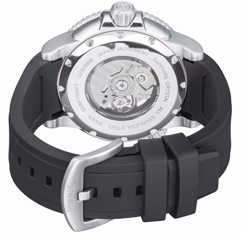 44MM AUTOMATIC SKELETON DIVER SILVER BEZEL - SILVER SKELETON DIAL ...