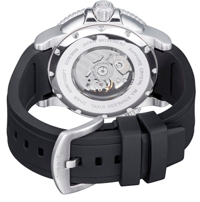 44MM AUTOMATIC SKELETON DIVER SILVER BEZEL - SILVER SKELETON DIAL ...