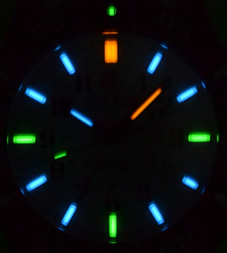 DAYNIGHT DIVER PC TRITIUM AUTOMATIC WATCH- BLACK/WHITE BEZEL - WHITE ...