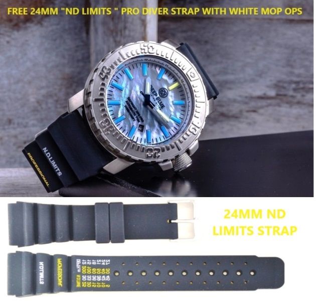 DAYNIGHT OPS PRO TRITIUM AUTOMATIC 46MM STAINLESS STEEL BEZEL PLATINUM ...