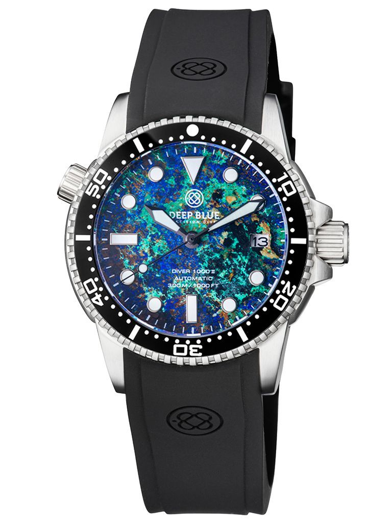 DIVER 1000 II 40MM AUTOMATIC DIVER BLACK CERAMIC BEZEL LABRADORITE ...