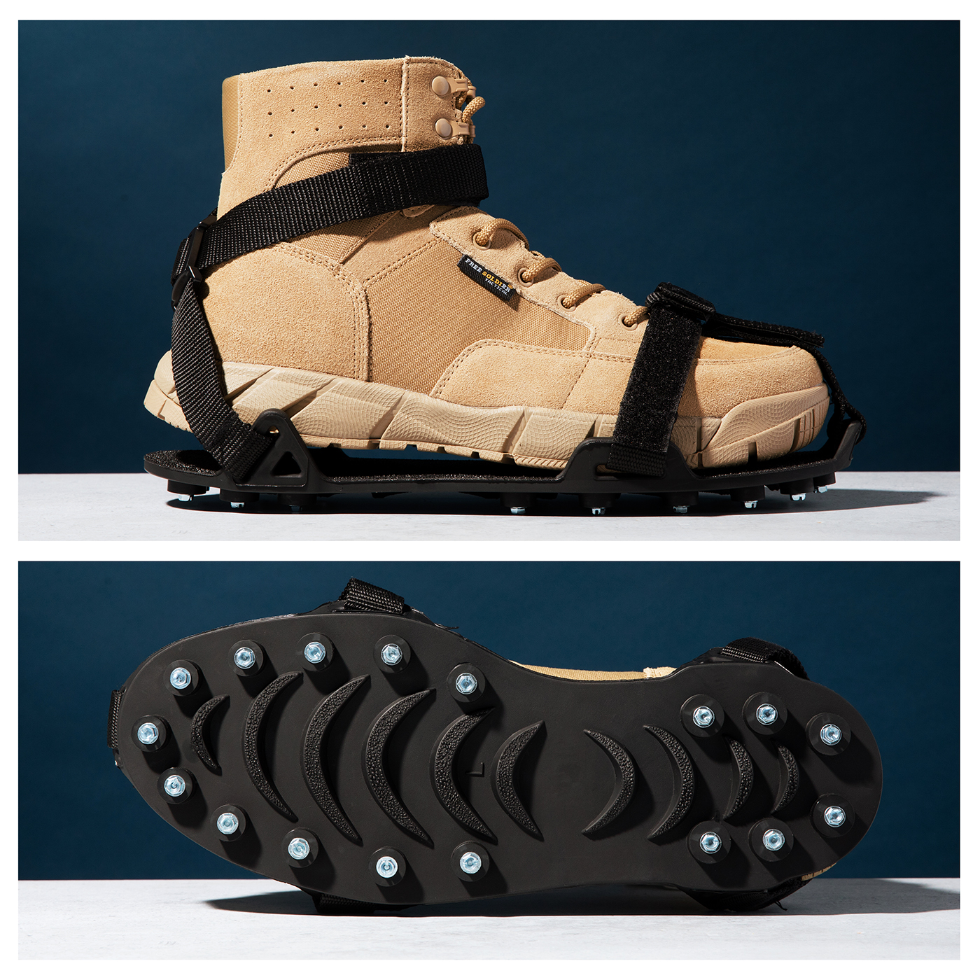 Action Traction Elite Hex Full-Foot Traction Ice Cleats - The Warming Store