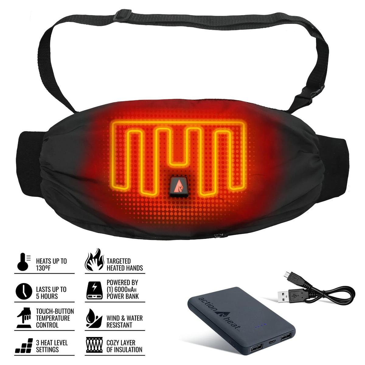 ActionHeat 5V Battery Heated Hand Warmer Muff - The Warming Store