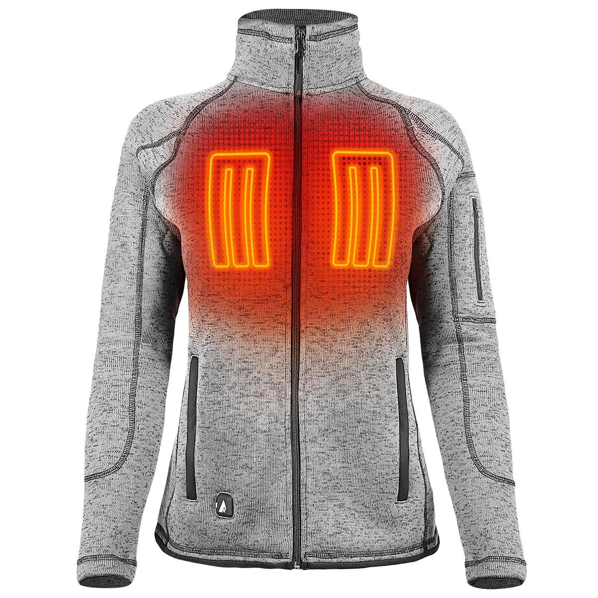 ActionHeat 5V Women's Battery Heated Sweater Jacket - The Warming Store