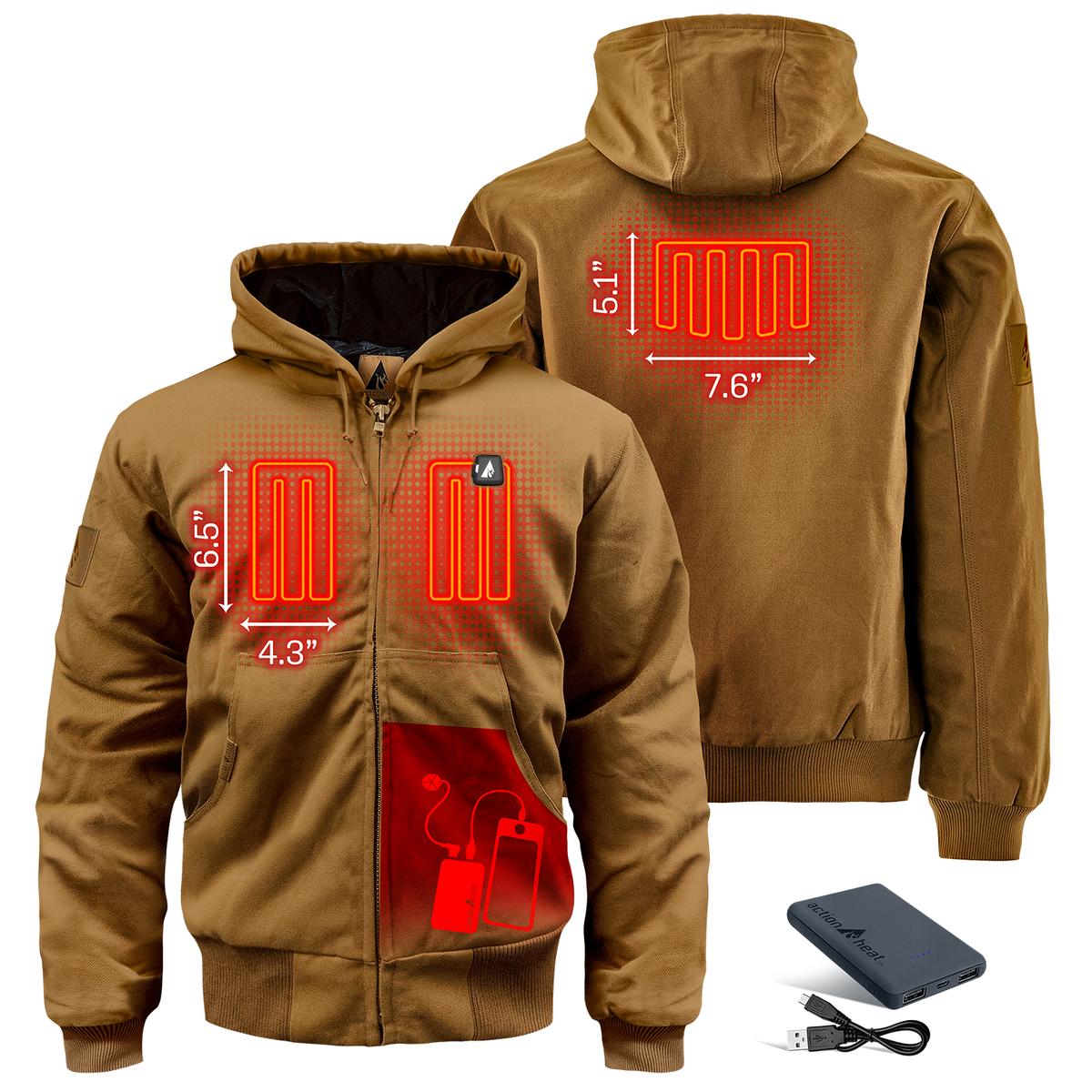 ActionHeat 5V Battery Heated Work Jacket - The Warming Store