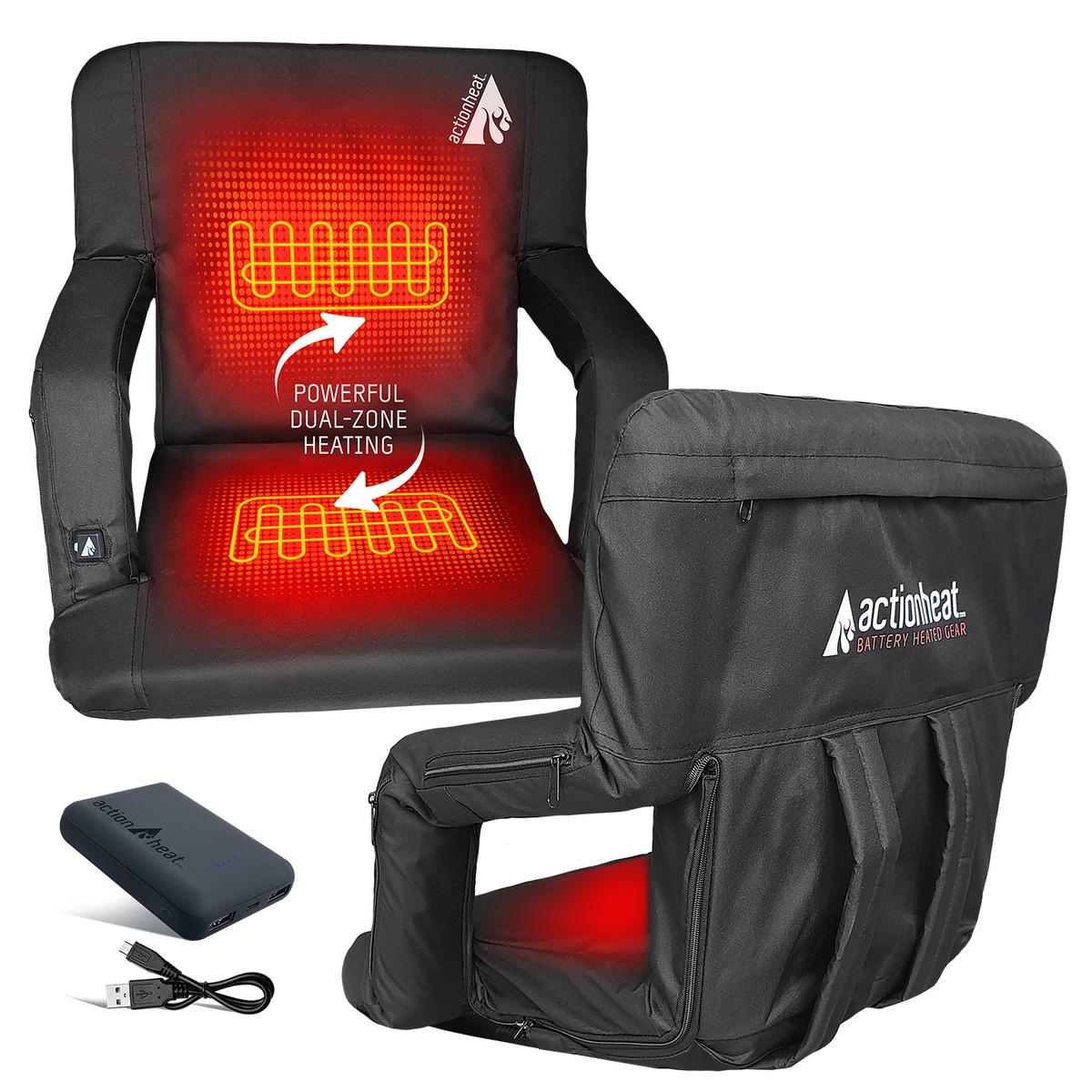 ActionHeat 5V Heated Folding Bleacher Seat - The Warming Store