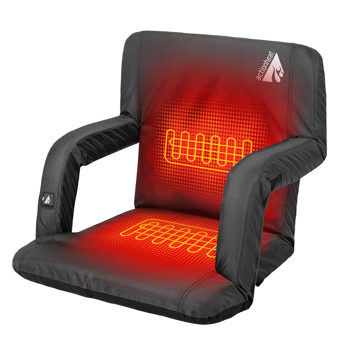 Heated stadium seat store