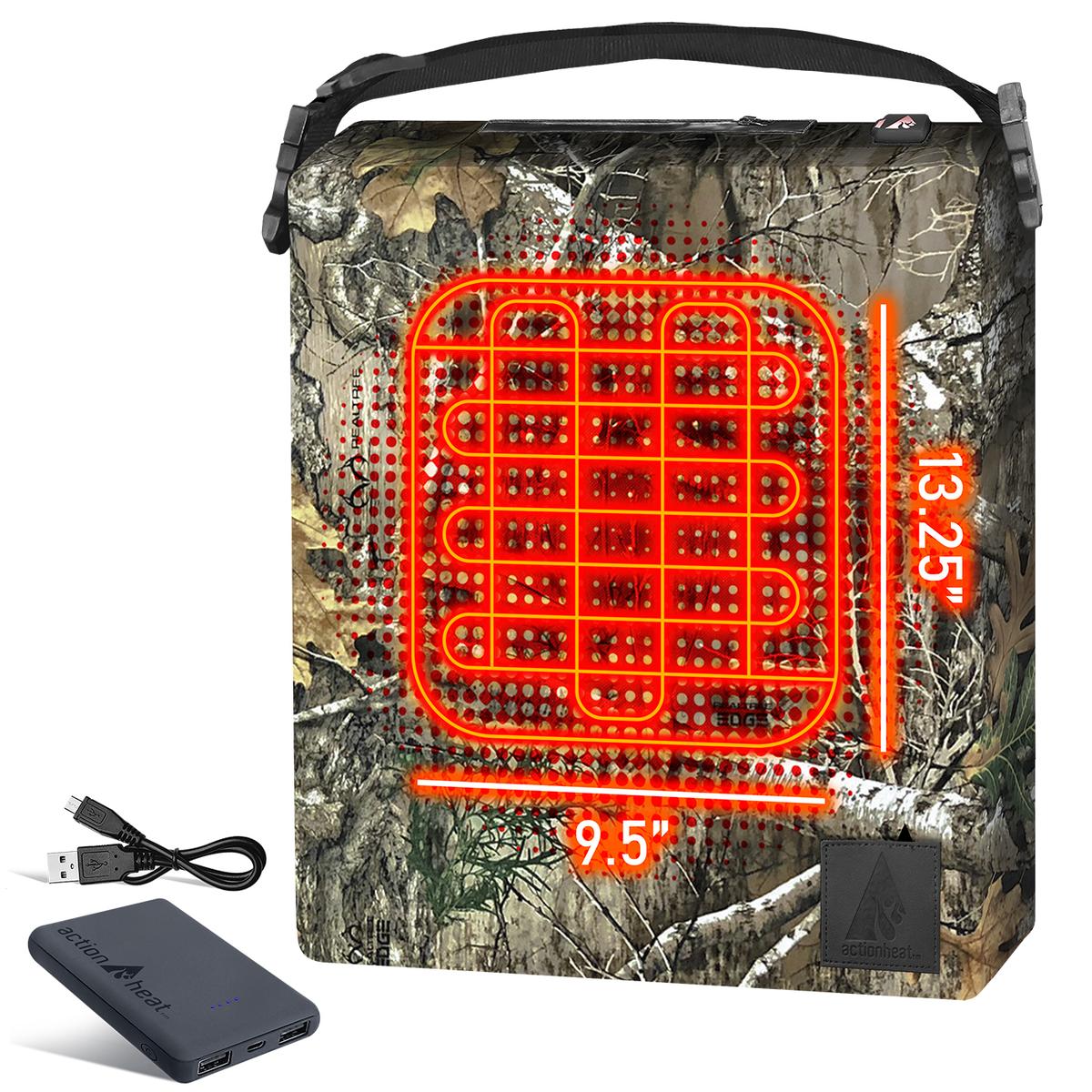 ActionHeat 5V Heated Hunting Seat Cushion - Camoflauge - The Warming Store