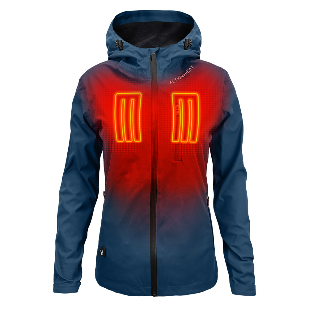 ActionHeat 5V Women's Battery Heated Rain Jacket - The Warming Store