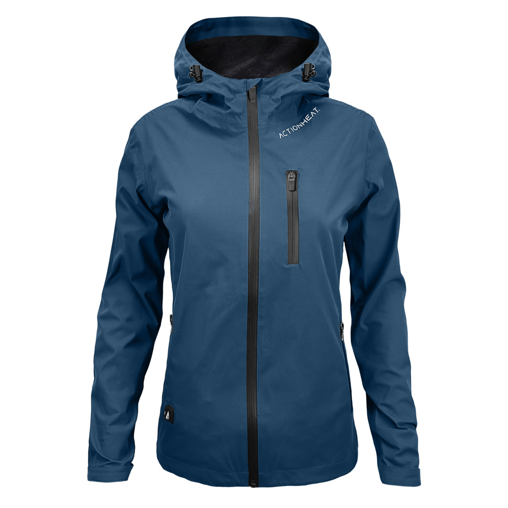 ActionHeat 5V Women's Battery Heated Rain Jacket - The Warming Store