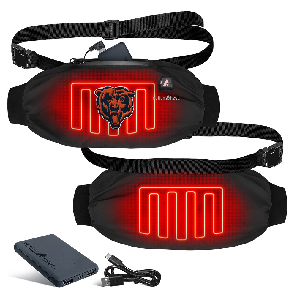 ActionHeat Chicago Bears 5V Battery Heated Hand Muff - The Warming Store