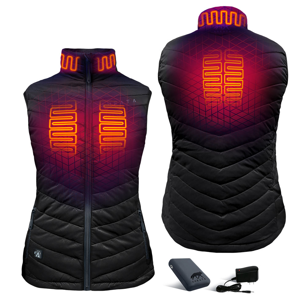 Aheata 7V Women's Heated Vest with Battery Pack - The Warming Store