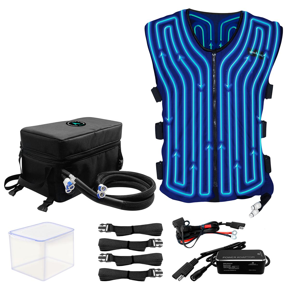 AlphaCool 12V Motorcycle Circulatory Cooling Vest System - The Warming ...