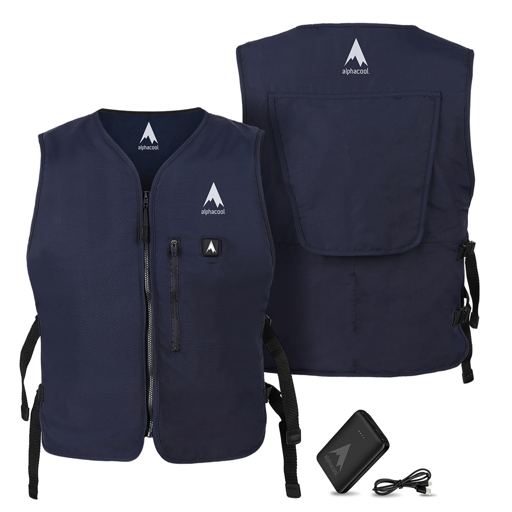 AlphaCool 5V Touch Button Circulatory Cooling Vest - The Warming Store