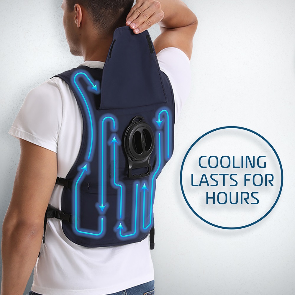 AlphaCool 5V Touch Button Circulatory Cooling Vest - The Warming Store