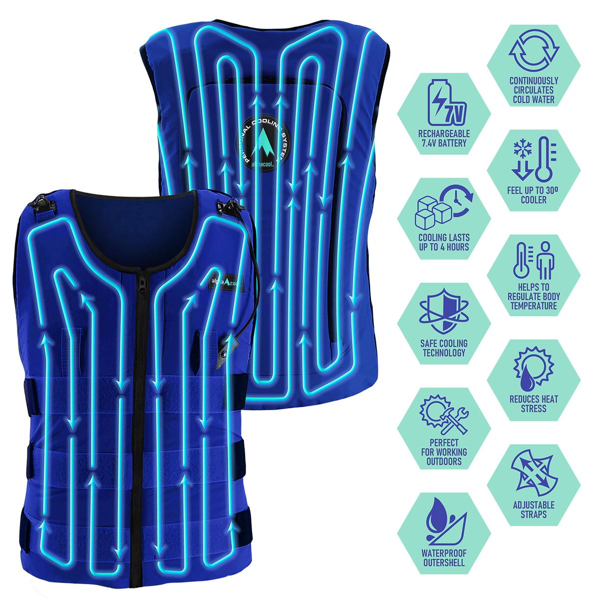 AlphaCool 7V Circulatory Cooling Vest System - The Warming Store