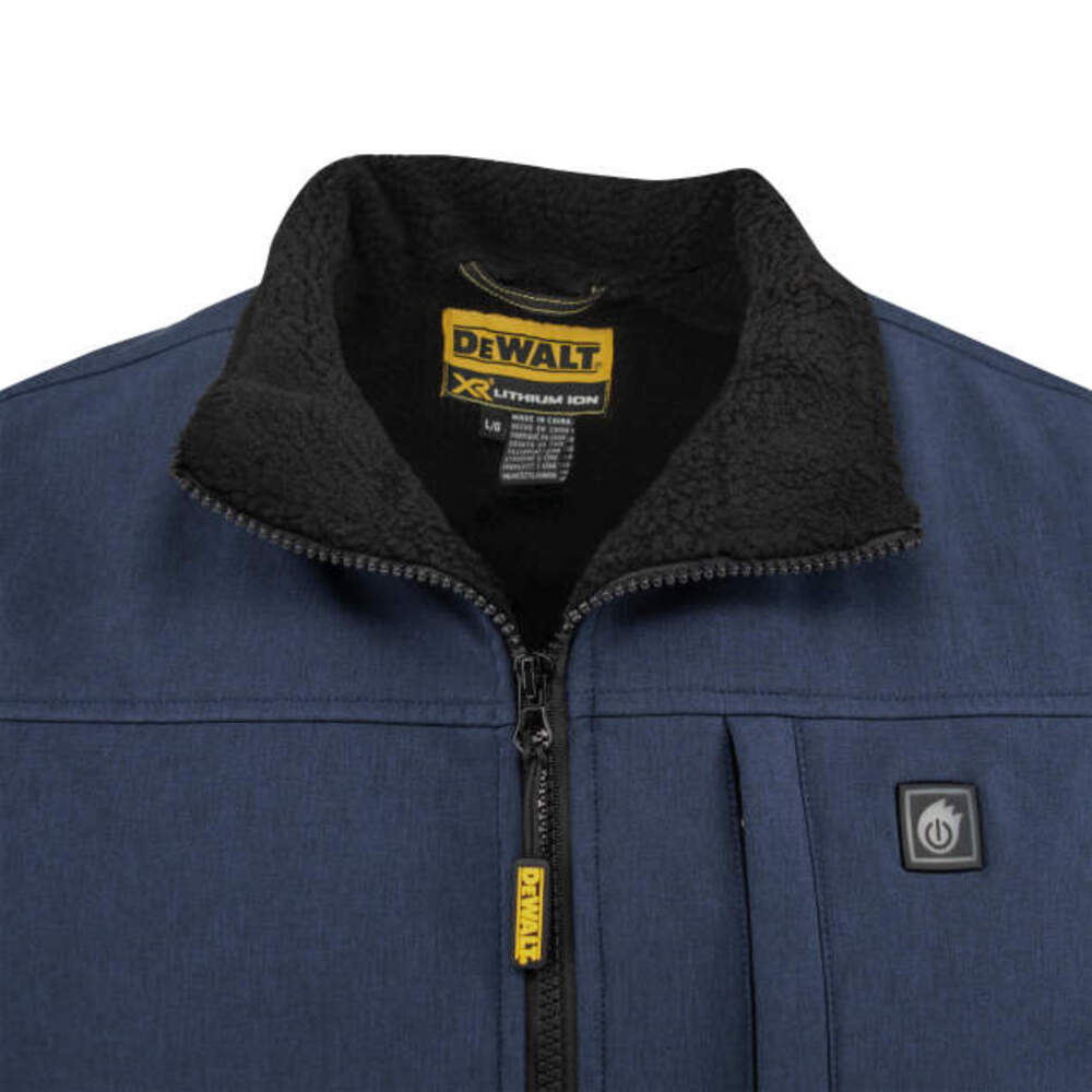 DeWalt Men's Heated Sherpa Lining Soft Shell Vest with Battery - The ...