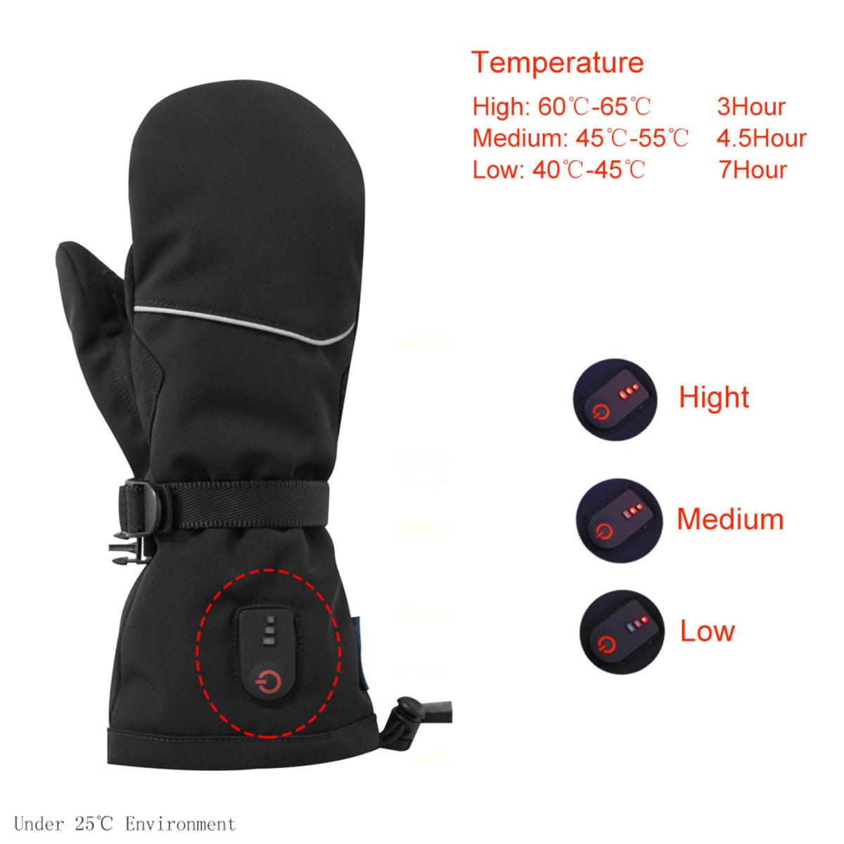 Dr.Warm Fingerless Heating Mitten Gloves - The Warming Store