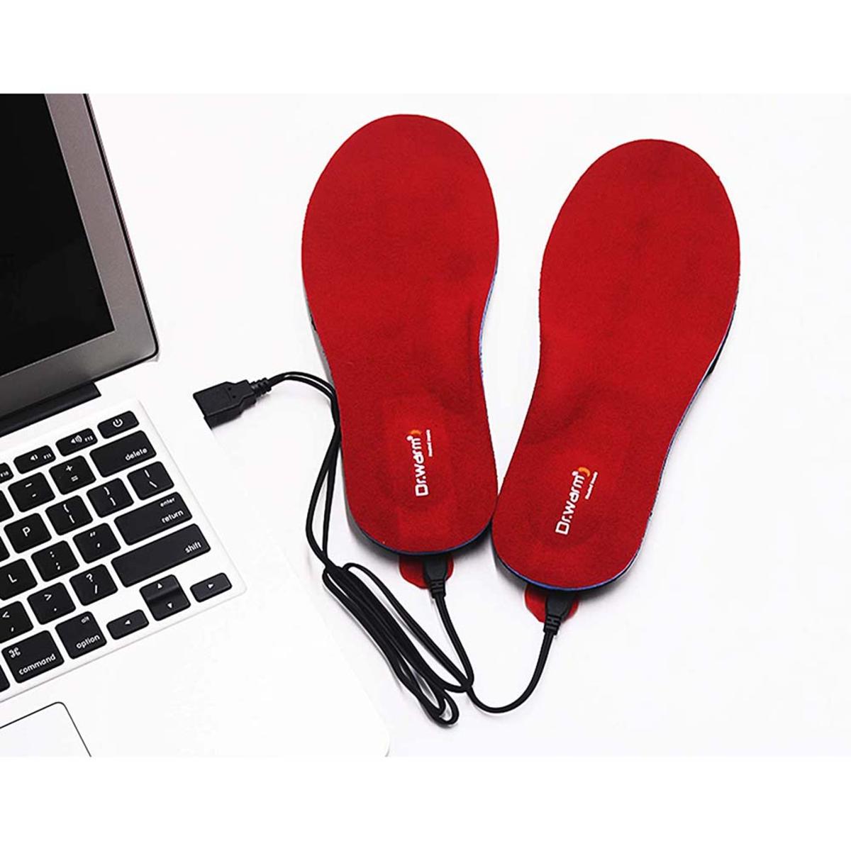 Dr.Warm Unisex Rechargeable Heated Insole with Remote Control Foot ...