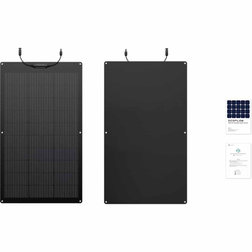 EcoFlow 100W Flexible Solar Panel - The Warming Store