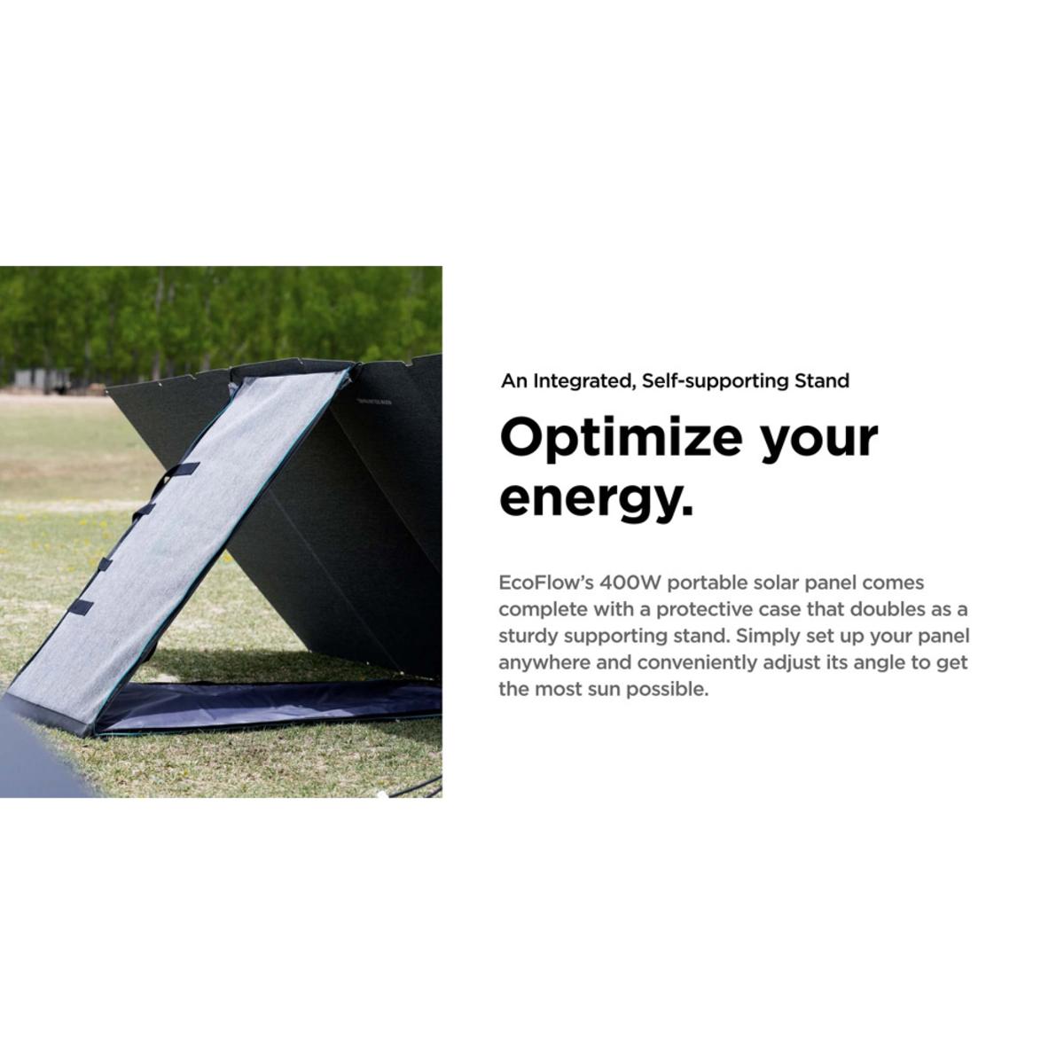 EcoFlow 400W Portable Solar Panel - The Warming Store