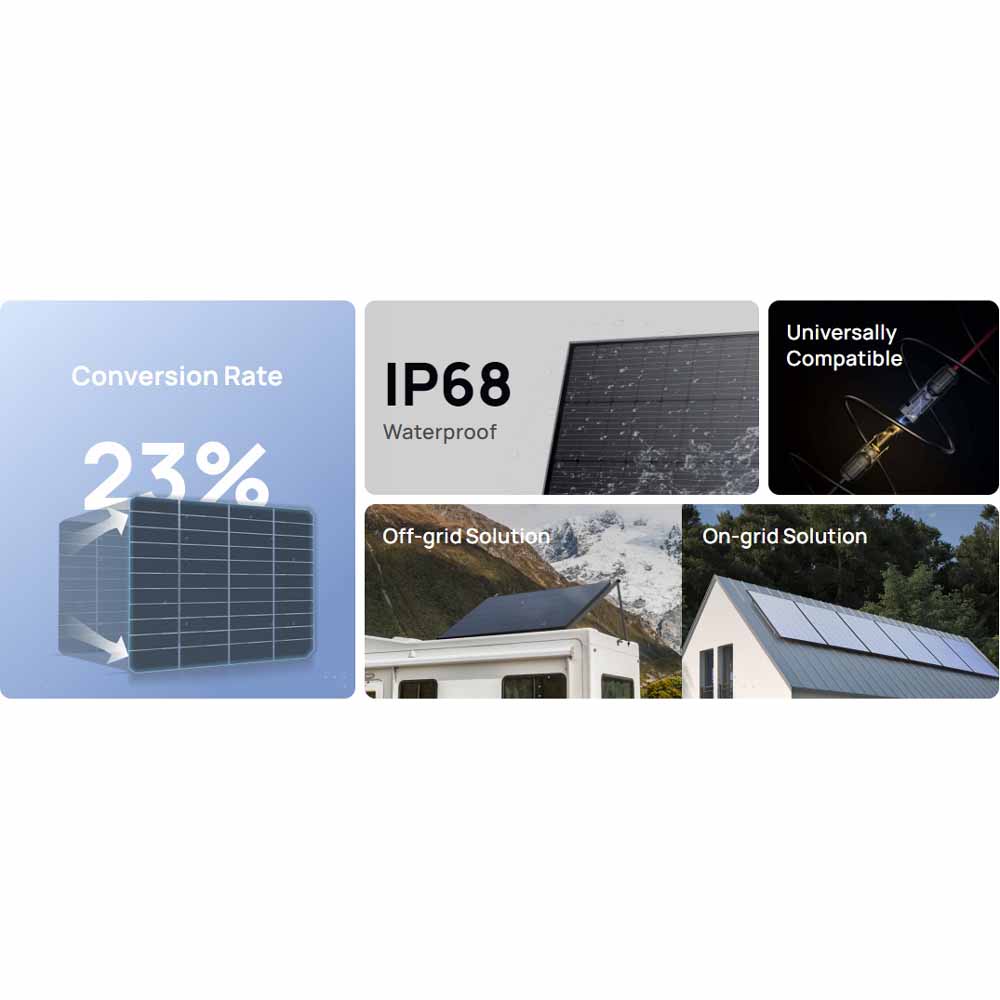 EcoFlow 400W Rigid Solar Panel - The Warming Store