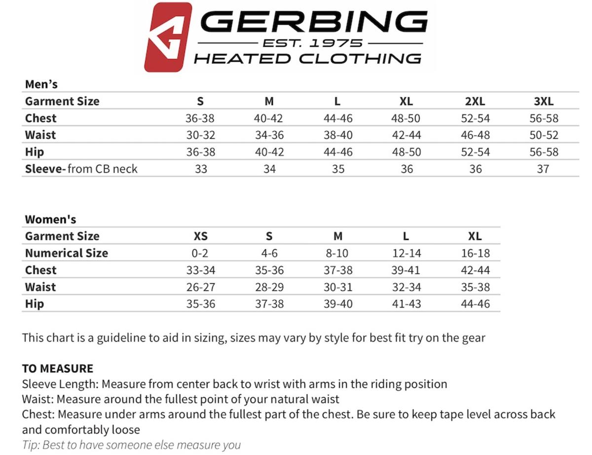 Gerbing Heated Jacket Liner - 12V Motorcycle - The Warming Store