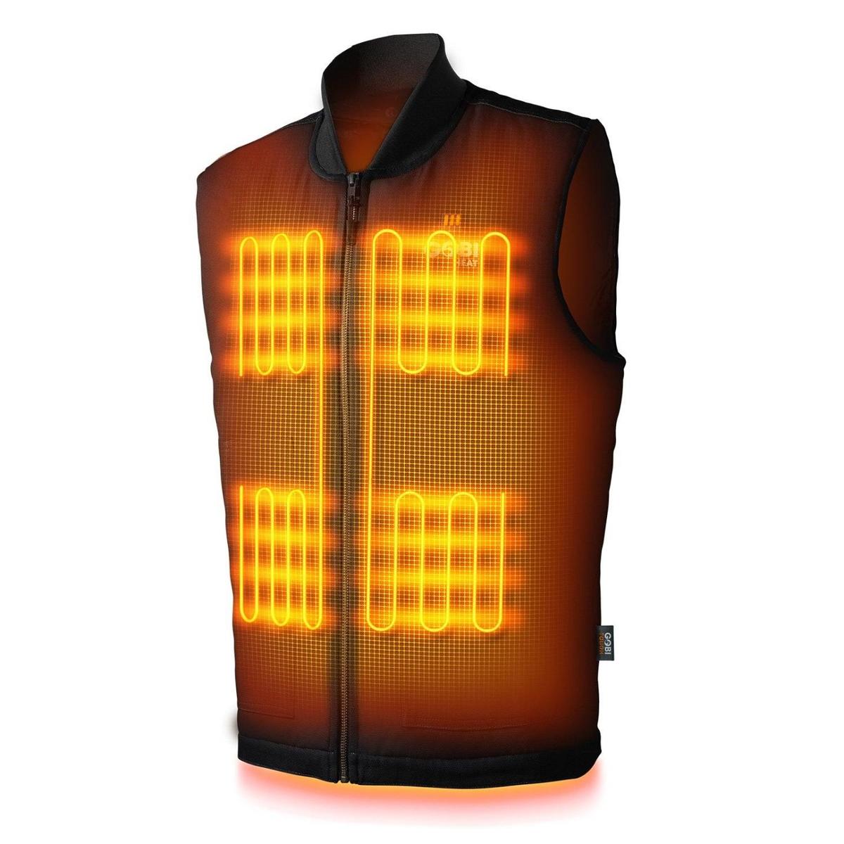 Gobi Heat Ibex Men's 5 Zone Heated Workwear Vest - The Warming Store