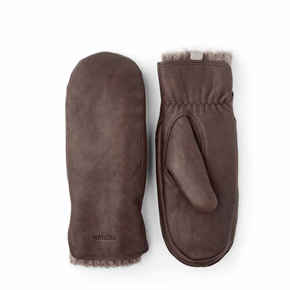 Hestra Women's Tiril Deerskin Leather Mittens - The Warming Store