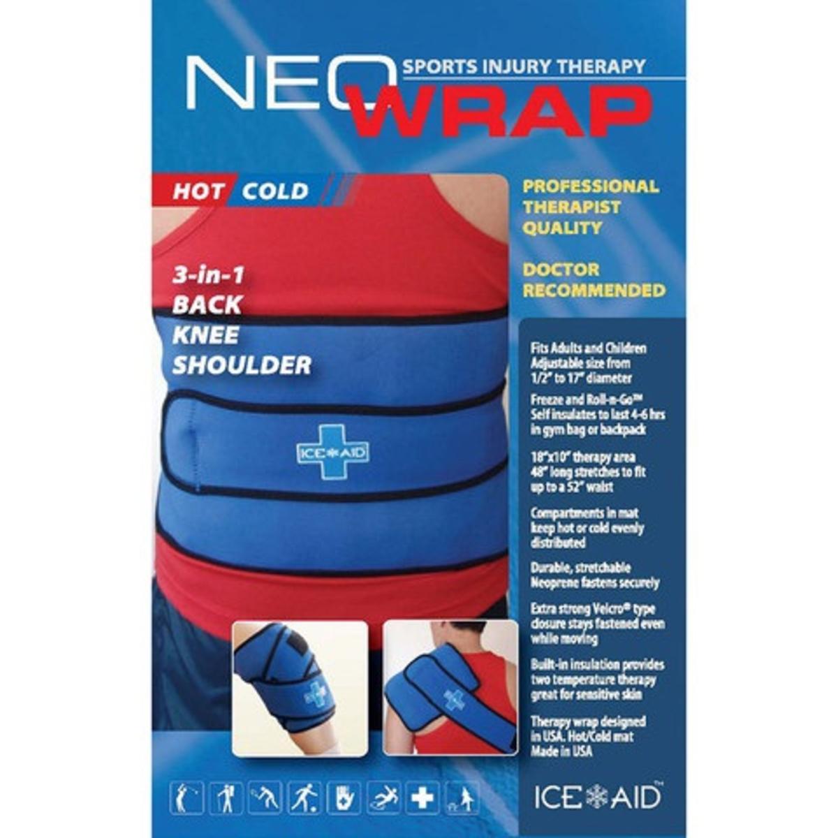Icy-Cools NeoWrap 3-in-1 Hot Cold Therapy for Back, Shoulder and Knee ...