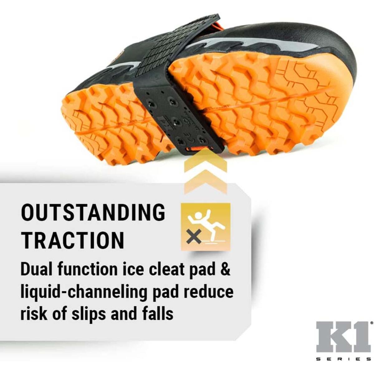 K1 Ice Cleats Mid-Sole Ice Cleats Slim Profile - The Warming Store