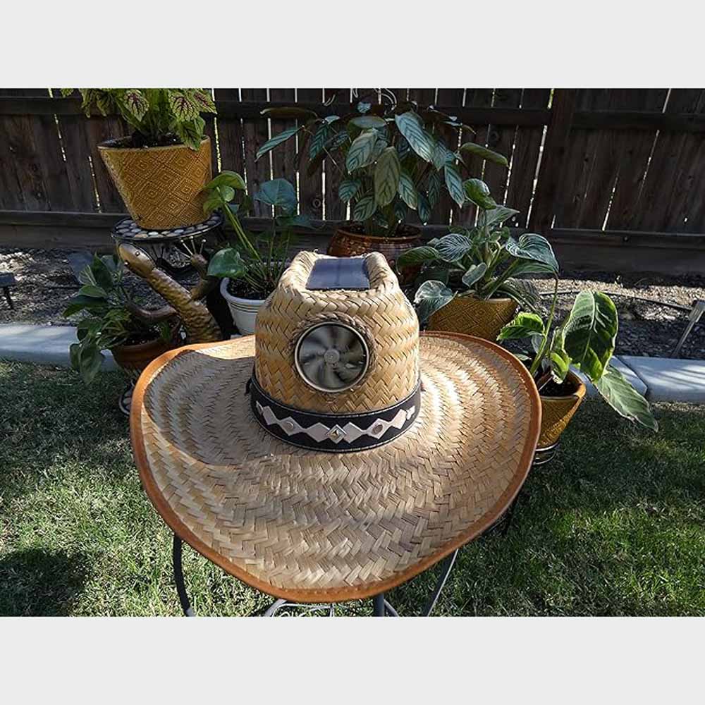 Kool Breeze Solar Fan Cowboy Hat - The Warming Store
