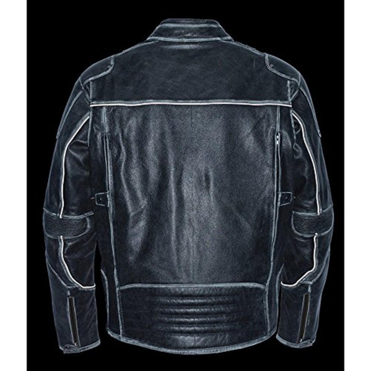 Milwaukee Leather Men's Vintage Distressed Triple Vented Jacket - The ...