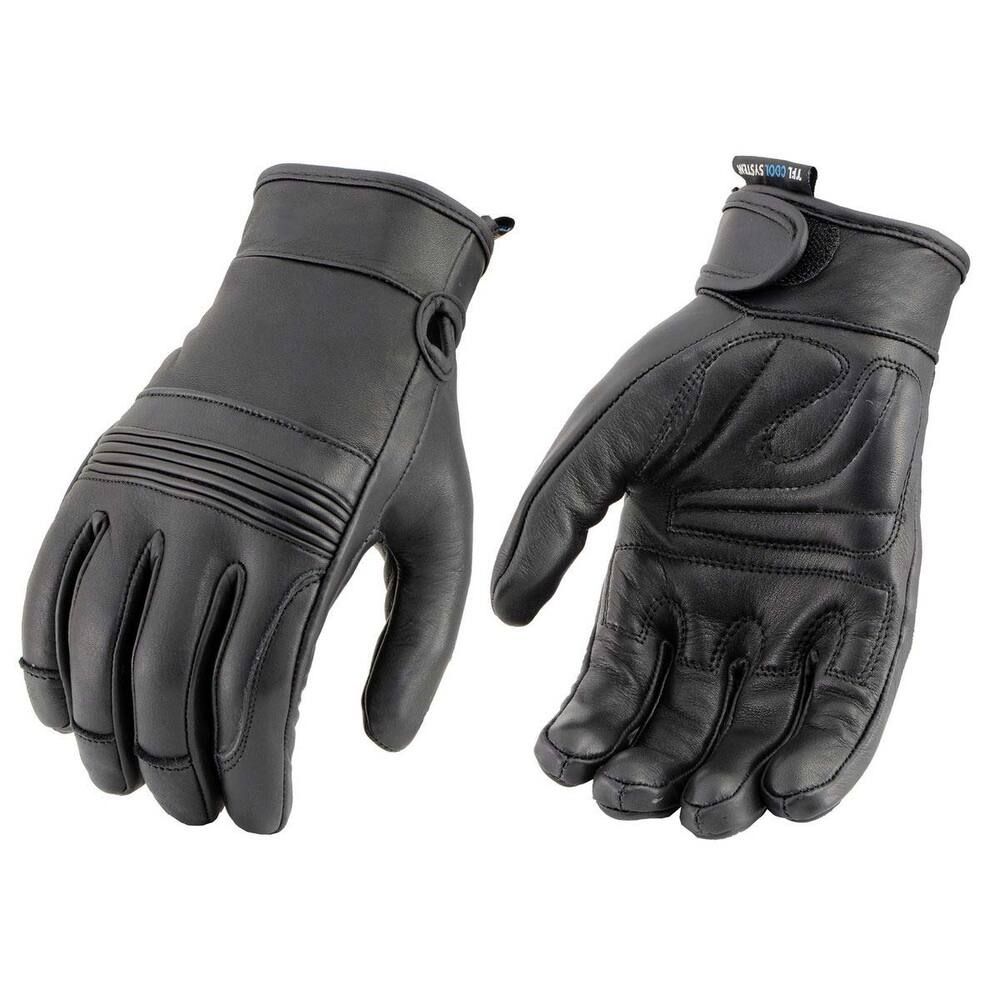 Milwaukee Leather Women's Cool-Tec Leather Gel Palm Motorcycle Hand ...