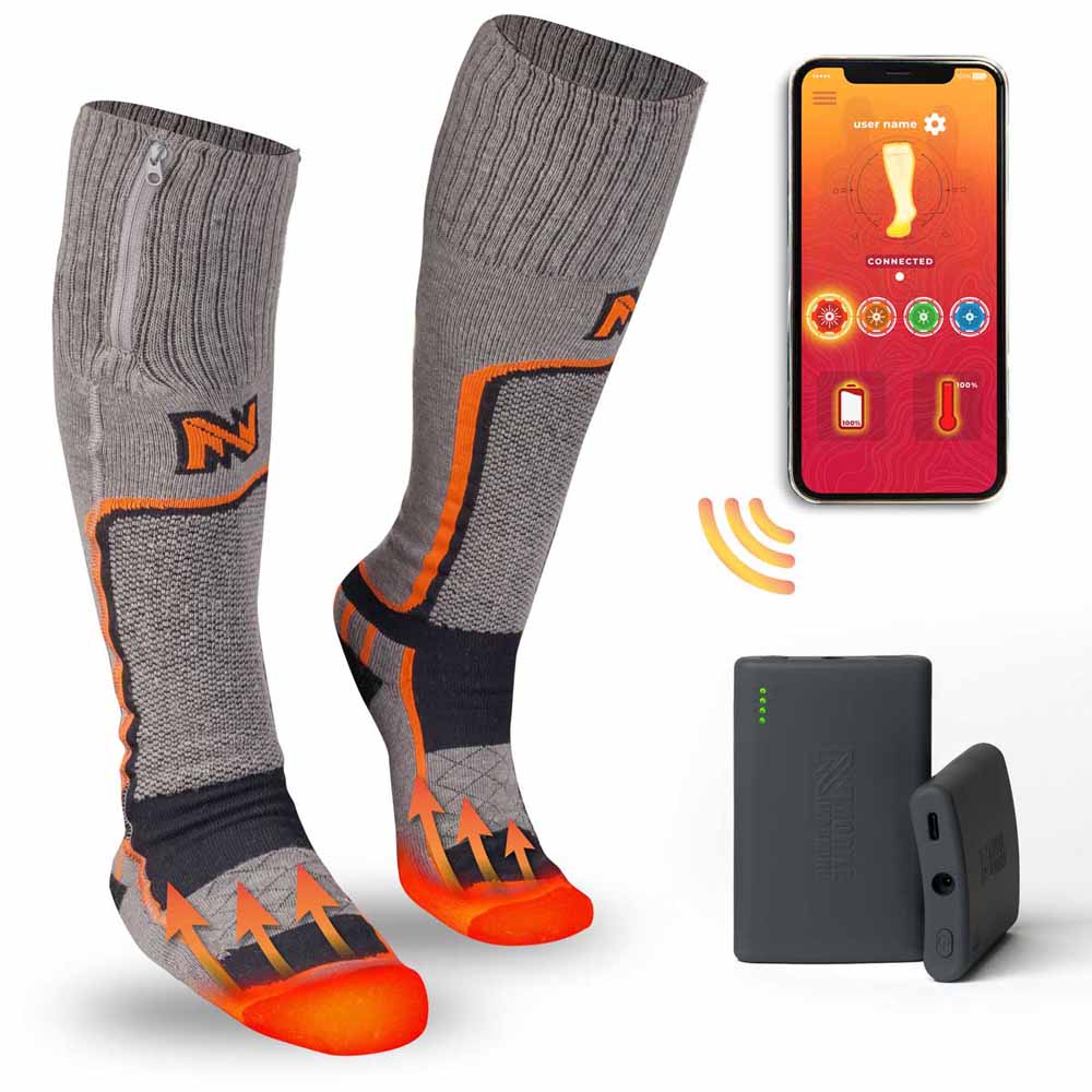 Mobile Warming Men's Merino 2.0 Heated Socks - The Warming Store
