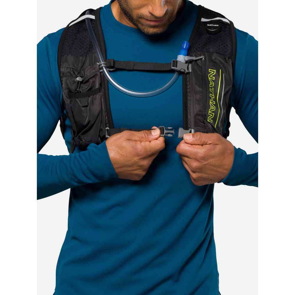 Nathan Laser Light 3 Liter Hydration Pack - Black/High Vis Yellow - The ...